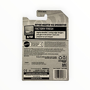 Hot Wheels 2022 - Aston Martin V12 Speedster - Factory Fresh 9/10 [White] 183/250