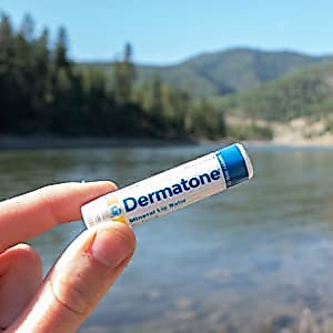 Dermatone Mineral Lip Balm SPF 30 | Moisturizing | Reef Safe | UVA/UVB Broad Spectrum Protection | Zinc Formula|Cruelty Free and Paraben Free | Made in the USA | 0.15 oz | 2-Pack