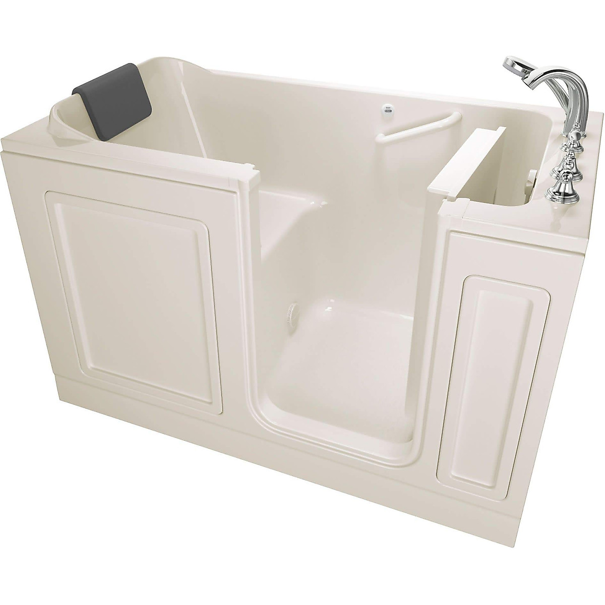 American Standard 3260.219.SRL Acrylic Soaking 32"x60" Right Side Door Walk-In Bathtub in Linen