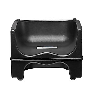 Seating Dual Height Plastic Booster - Booster Seat to Kitchen Chairs for Dining Table at Home or Restaurant, Durable Dining Feeding Chair, Booster Seat/Chair, Black (Highchair/Booster/Chair)