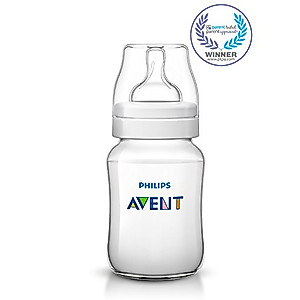 Philips AVENT Anti-colic Baby Bottles Clear, 9oz, 1 Piece (SCF403/17)