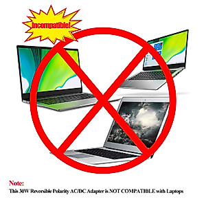 SoulBay 24W Universal AC/DC Adapter 3V 4.5V 5V 6V 7.5V 9V 12V 2A Power Supply for LED Light Strip Router HUB Speaker TV Box Household Electronics 1A 1.5A 2.0A 2000mA Amp Max, Center Positive