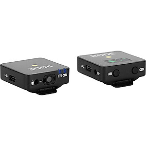 Rode Wireless GO Compact Digital Wireless Microphone System (2.4 GHz) with PL-5 Mini Omnidirectional Lavalier Microphone Bundle
