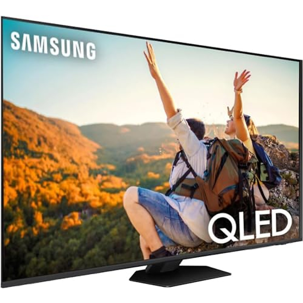 SAMSUNG QN55Q80CAFXZA 55 Inch 4K QLED Direct Full Array with Dolby Smart TV with a BAR-300 5.0ch Soundbar with MultiBeam Sound and Dolby Atmos (2023)(USED)