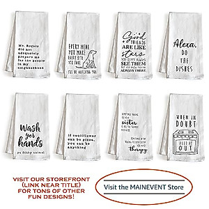 MAINEVENT Mr Rogers Dish Towel 18x24 Inch, Mr Rogers Towel, Funny Kitchen Towel Saying, Mr Rogers Neighborhood Friends Towel, Mr Rogers Kitchen Towel, Mr Rogers Tea Towel Good Mother Women