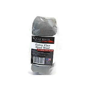 Extra Fine Steel Wool Skein (Grade 4/0, 0000) - by Rogue River Tools. 4/0 Grade, Polishing, Finishing, Cleaning, & Smoothing!
