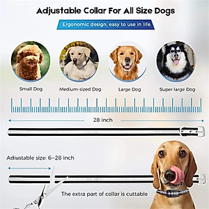 HEXIEDEN Wireless Dog Fence,Electric pet Dog Containment System,with Waterproof Rechargeable Collar Receiver, 5 Adjustable Signal Range up to of 990ft,for 1/2/3 Dog Container Boundary,for1dog