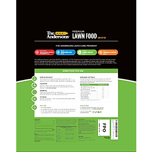 The Andersons Premium Lawn Food 28-0-12 Spring Summer Fertilizer 5,000 sq ft Bag