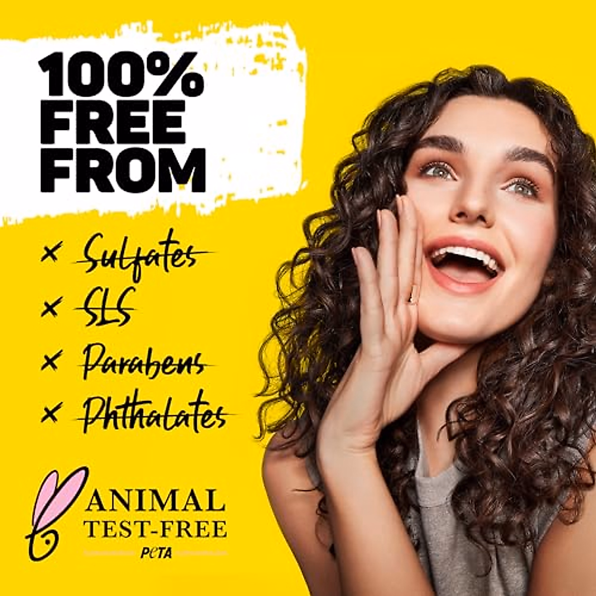 Marc Anthony Curly Hair Shampoo, Strictly Curls - 3x Moisture For Curl Defining & Curl Enhancing - Shea Butter, Marula Oil, Aloe Vera & Coconut Cream - Sulfate Free & Color Safe For Dry Damaged Hair