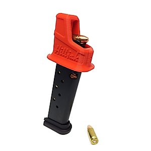 9mm Single-Stack Magazine Speed Loader Compatible with Sig P938 P239 P210; Hi-Point 995 C9 CF380; Taurus PT 709 Slim; Ruger LC9 EC9; Walther PPS Kahr K820; Kel-Tec PF9, Beretta Nano,QL9SS Red