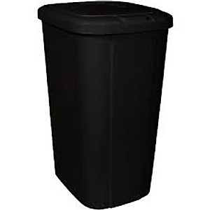 53-qt. Touch Lid Wastebasket Color: Black