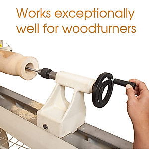 10” Long Forstner Bit Extension for Adding Over 8" of Drilling Depth to Your Forstner Bit. for Wood Turners, Furniture, Carpentry and Construction Use (10" x 3/8" Extension for 3/8" Forstner Bits)