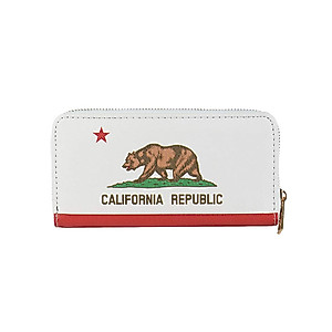 Women Wallet ~ Big Bear California Republic Vinyl Cash Credit Card Women Clutch Wallet
