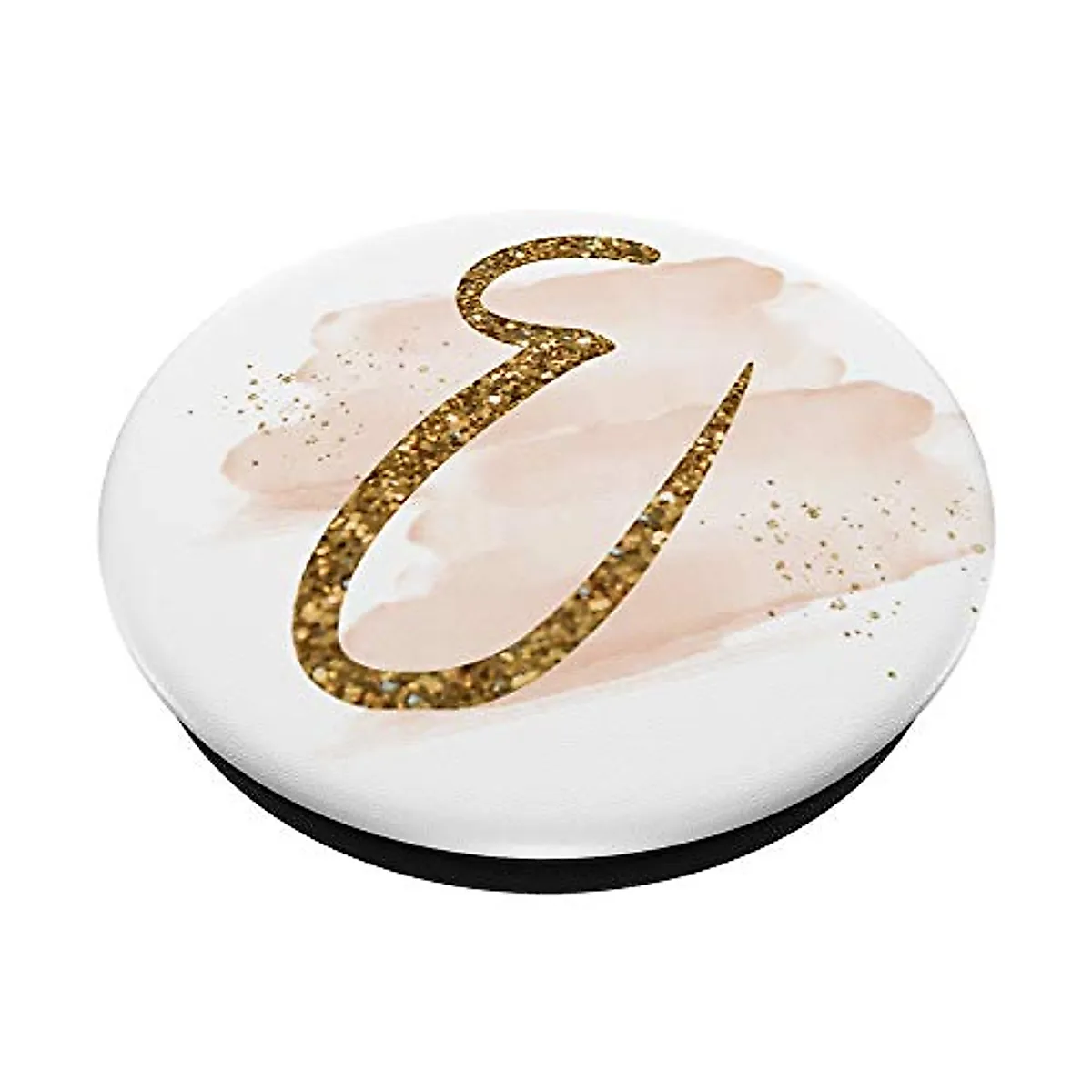 Personalized Initial Letter E Script On White Monogram