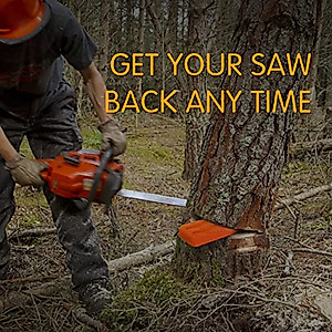 NEO-TEC 6 Pack Tree Felling Wedges, Chainsaw Wedges, 5.5"+8" Tree Cutting Equipment, Tree Cutting Equipment with Spikes for Safe Tree Cutting