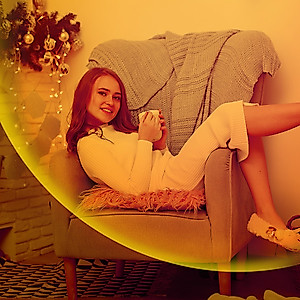 Tsrarey Sunset Projection Lamp, 180 Degree Rotation Rainbow Projection Lamp Led Light,Sunset Night Light Projector for Party Bedroom Decor (Sunset Red)