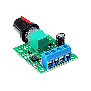 2PCS Mini DC Motor PWM Speed Controller DC 5V-35V 5A Speed Adjustable Switch Module PWM DC Motor Speed Switch Controller LED Volt Regulator