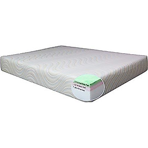 American Mattress Company - 10in American Made Mattress- 100% Made in USA - 20 Year Warranty - CertiPur Foam - Chiropractic Endorsed (48x75)
