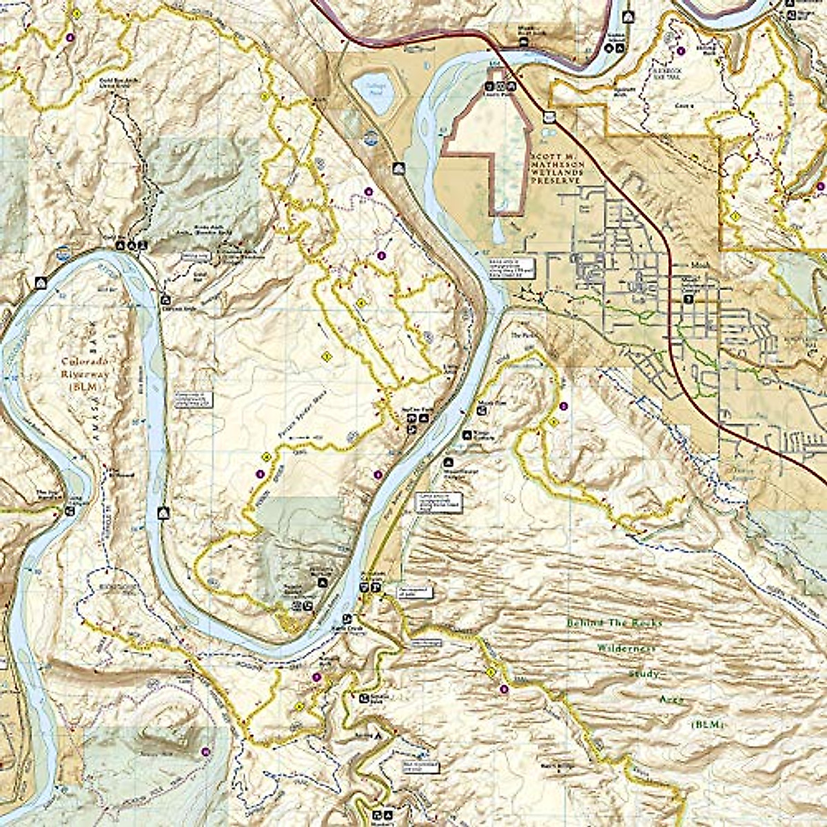 Moab [Map Pack Bundle] (National Geographic Trails Illustrated Map)