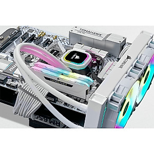 Corsair VENGEANCE RGB PRO SL DDR4 32GB (2x16GB) 3600MHz CL18 Intel XMP 2.0 AMD Ryzen iCUE Compatible Computer Memory - White (CMH32GX4M2D3600C18W)