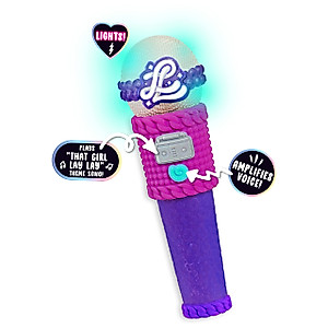 That Girl Lay Lay Musical Toy Microphone with Lights and Sounds, Perform Along with the Theme Song