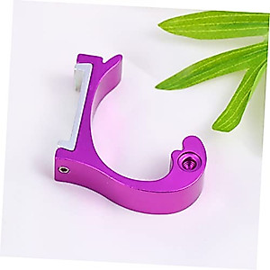 Zerodeko 6 Pcs Clothes Hooks Dolphin Hooks Coat Hook Multi-Function Hook Single Robe Hook Towel Hooks Dolphins Shape Hook Bags Detachable Hook up Bearing Coat Hanger Door Hook Purple