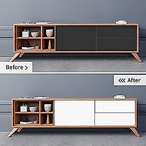 16"x78.7" Matte White Wallpaper White Peel and Stick Wallpaper Self Adhesive Removable Wallpaper Thick Decorative Vinyl Film Waterproof Contact Paper for Walls Countertop Cabinets Furniture