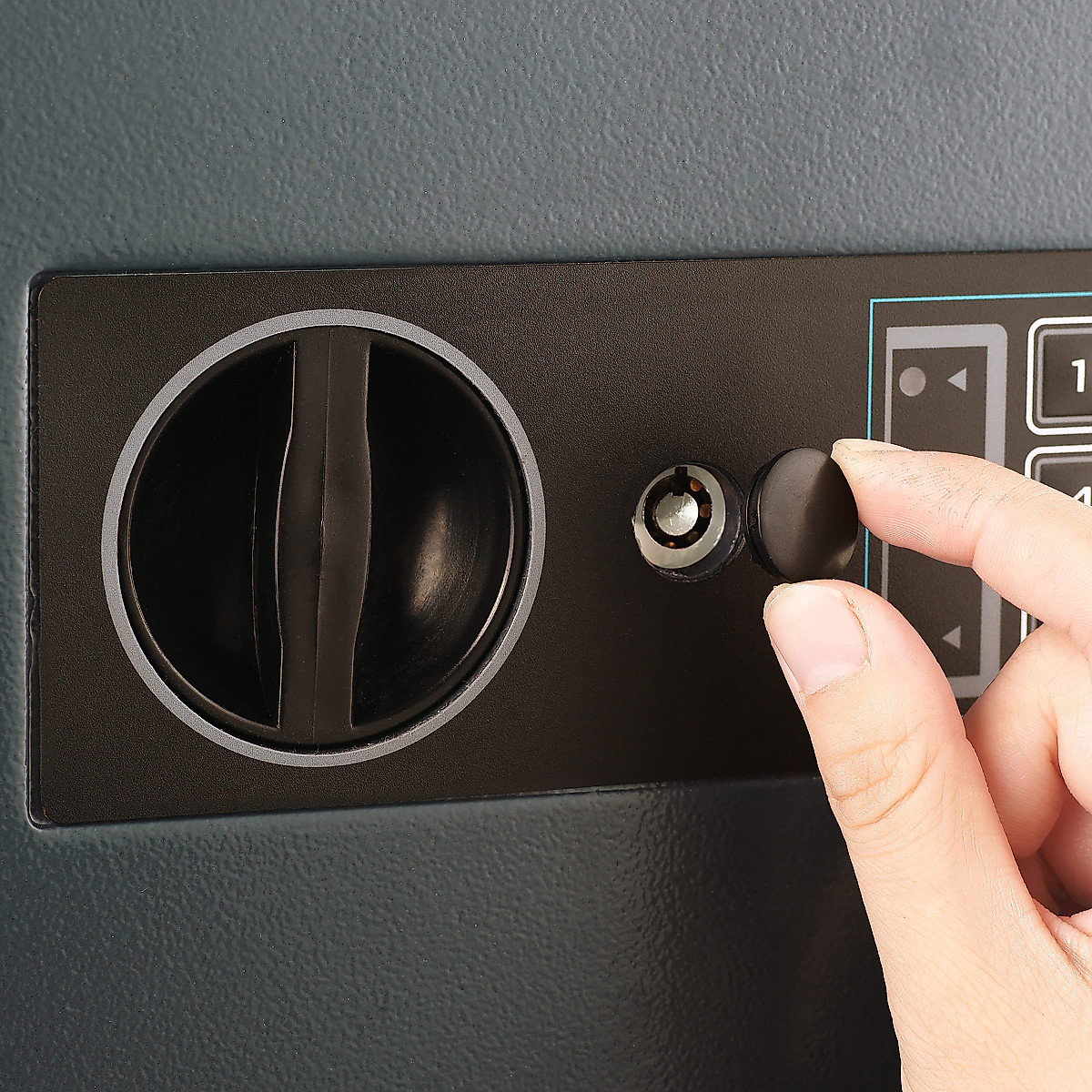 Drop Safe - Digital Safe Compact Steel Money Security Box with Keypad - Deposit Cash Easily – For Home or Business by Paragon Safe - Black