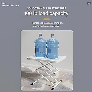 Delitem 25x17 inch Height Adjustable Desk/Table Surface Riser, 17" Wide Tabletop Multi-Height Desk Converter, Monitor Laptop Platform Work Station/Panic Table (Blue)