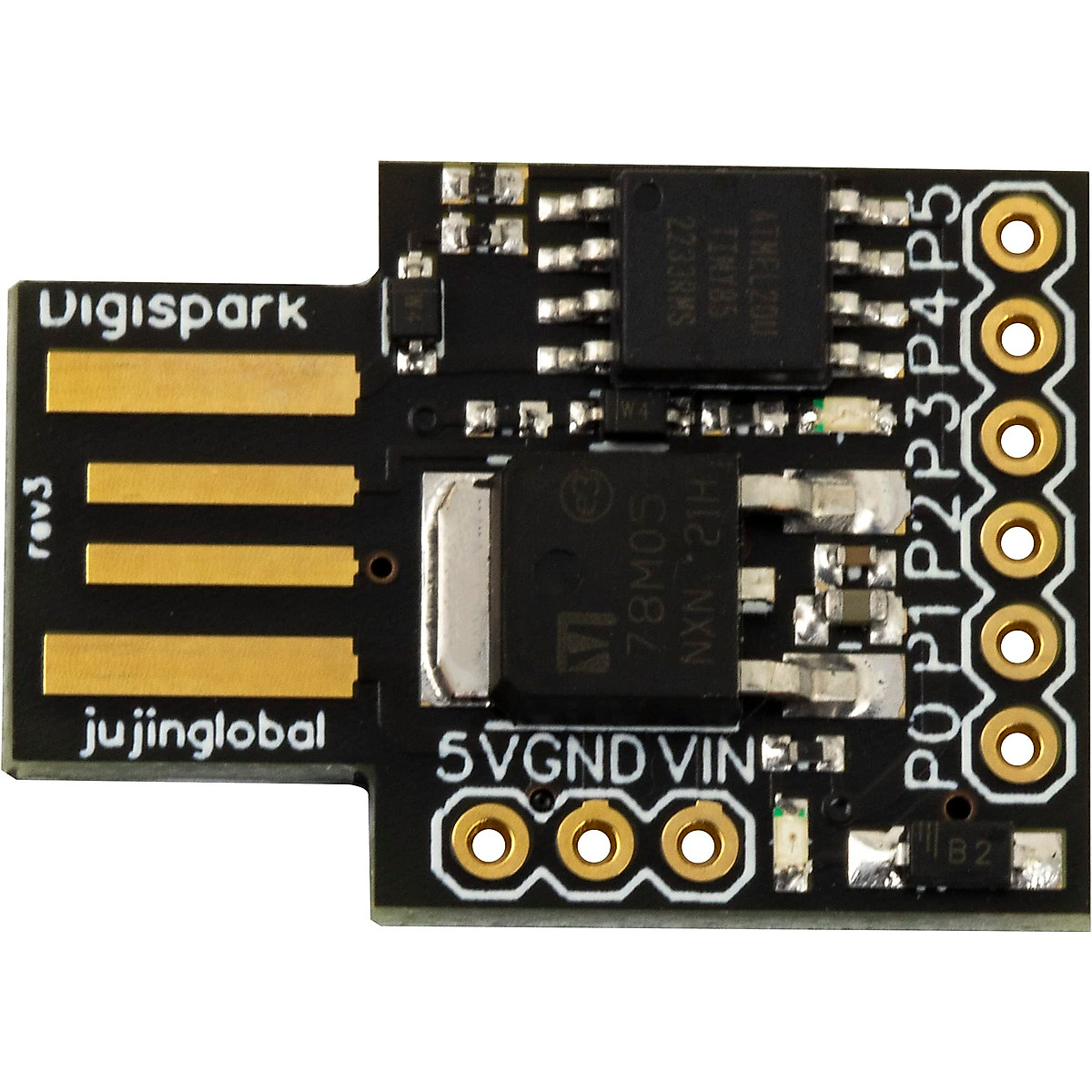 Attiny85-20SU USB Development Board for Attiny85 Digispark Kickstarter for Arduino IDE (Pack of 6pcs)