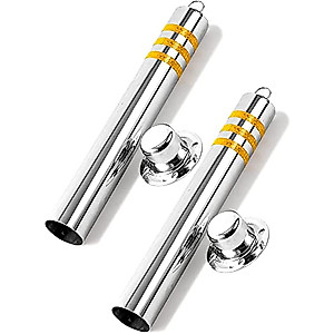 2 Pack Car Parking Space Lock Bollard Removable Driveways Security Posts Stainless Steel Parking Bollards for Parking Space,School Entrance