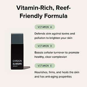 Cardon SPF 30, Korean Sunscreen Daily Face Moisturizer Cream for Men, Sunscreen UV Protect, Anti-aging and Wrinkles, Men's Facial Skin care, Vitamin Cactus Extract (1 Bottle - 35ml)