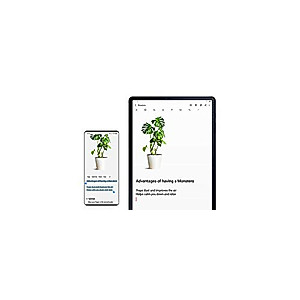 SAMSUNG Galaxy Tab S7+ (5G Tablet) LTE/WiFi (T-Mobile), Mystic Black - 128 GB (2020 Model - US Version & Warranty) - SM-T978UZKATMB (Renewed)