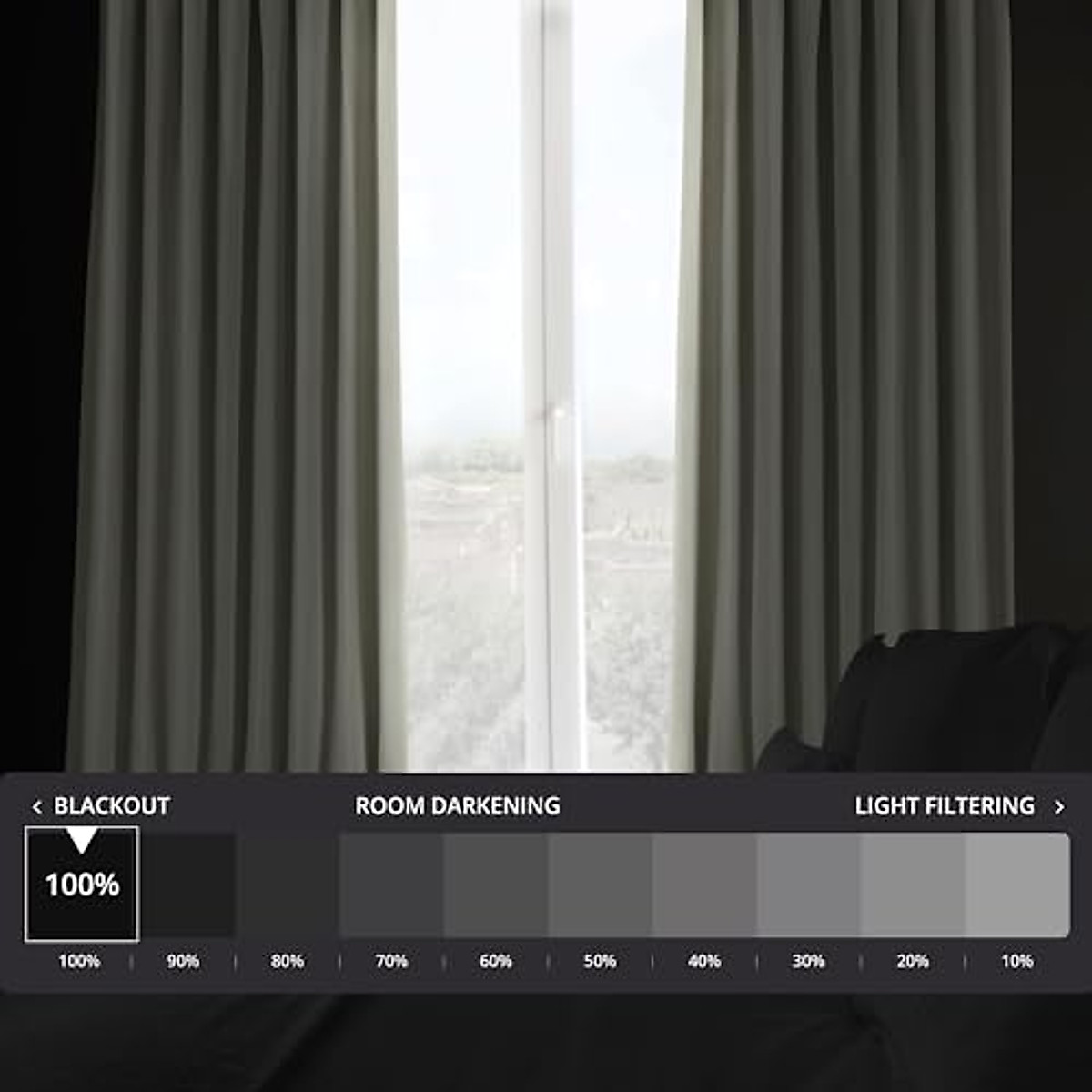 HPD Half Price Drapes Signature Velvet Thermal Blackout Curtains for Living Room 96 Inch Long (1 Panel) Rod Pocket Insulated Blackout Curtains for Bedroom Window Curtains, 100W x 96L, Off White