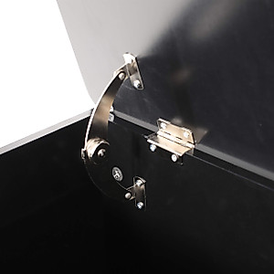 GDFStudio Modern Laundry Hamper with Lid, Matte White