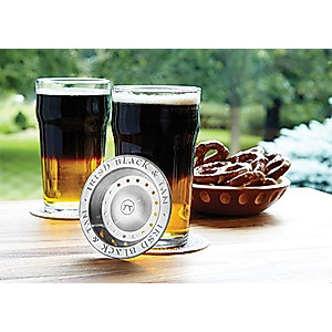 Outset Irish Black and Tan Layering Tool, 3.75" Diameter, Stainless Steel