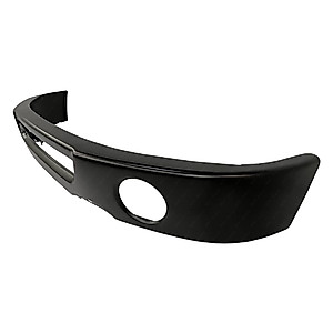 Crash Parts Plus Painted Black Steel Front Bumper for Ford F-150, Lincoln Mark LT - FO1002401