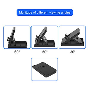 Nintendo Switch Stand for Nintendo Switch Compact Foldable Multi Angle Holder Play Stand Compatible with Nintendo Switch Switch Lite IPad IPhone Samsung Galaxy Tab Android Phones Tablets E-Reader