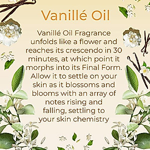 SAFA Vanillé Oil - Organic Oil for Face, Body, Hair, Nails & Aromatherapy | Vanilla Extract & Floating Arabian Sambac Jasmine Petals | Moisturizer for Men & Women