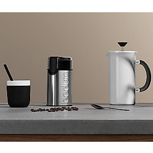 Bodum Bistro Electric Blade Coffee Grinder, Brushed Stainless Steel