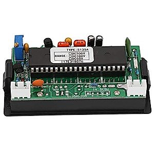5135A 3 1/2 Digit Red LED Digital Volt Voltmeter Panel Meter DC Voltmeter Voltage Meter(DC50V/DC100V/DC200V)
