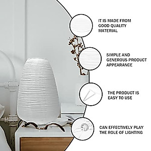 OSALADI 2 pack Rice Paper Table Japanese Lamp Paper Lamp Shade Japanese Lamps Lamp Rice Paper