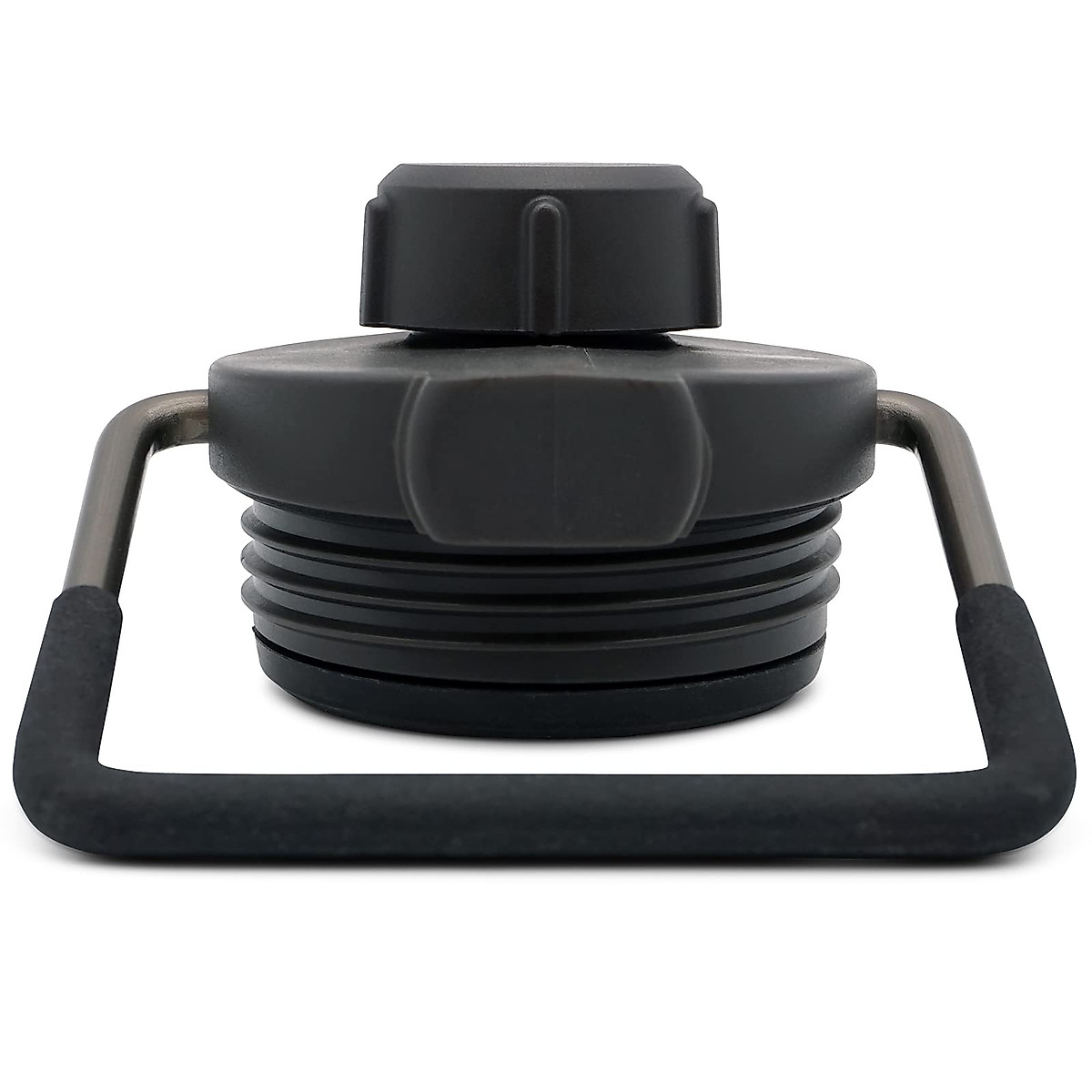 TrailKeg Mod-Lid - Fits TrailKeg bottles, Yeti Ramblers - Solid Metal Handle and Cap Keep