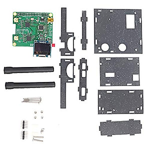 Hotspot Module for MMDVM , ABS Hotspot Module Antenna Case Kit with high Performance 32-bit ARM Processor for MMDVM DIY OLED(Black Shell)