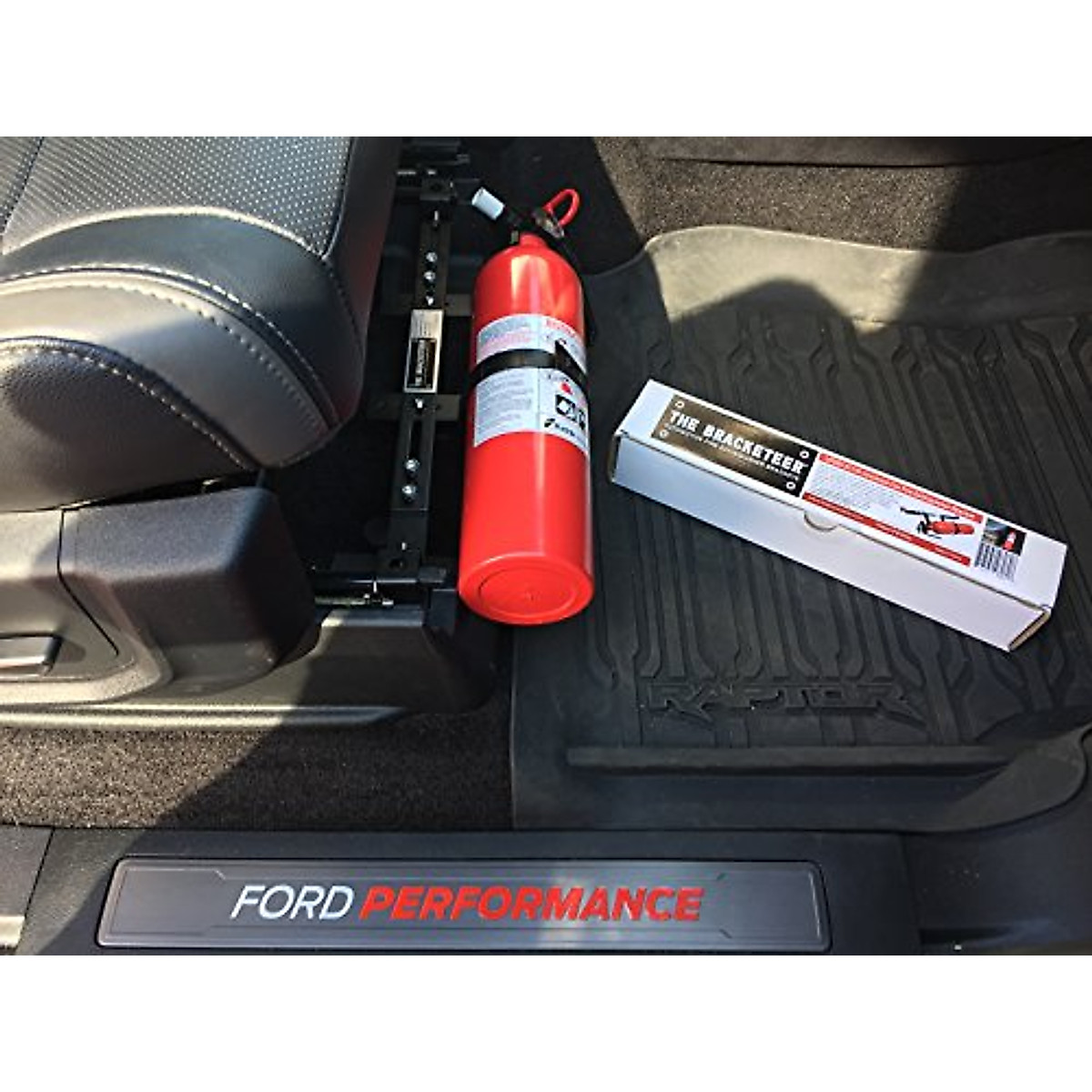 Car Fire Extinguisher Bracket | Universal Design Fits Most Vehicles