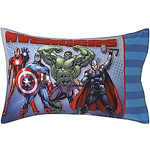 Crown Crafts Infant Products Marvel Avengers 4 Piece Toddler Bedding Set