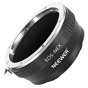 NEEWER Mount Lens Adapter Manual Focus Ring Compatible with Canon EF/EF-S Lens to Sony E Mount Camera A1 A9 A7 A7C A7R A7S A6600 A6400 NEX-7 NEX-6 ZV-E10 FX30, Not Compatible with Canon STM Lenses