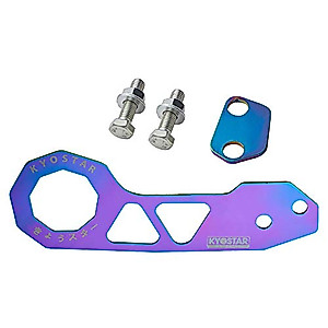 WKD Universal JDM Stainless Steel Neo Chrome Rear Tow Towing Hook #6038