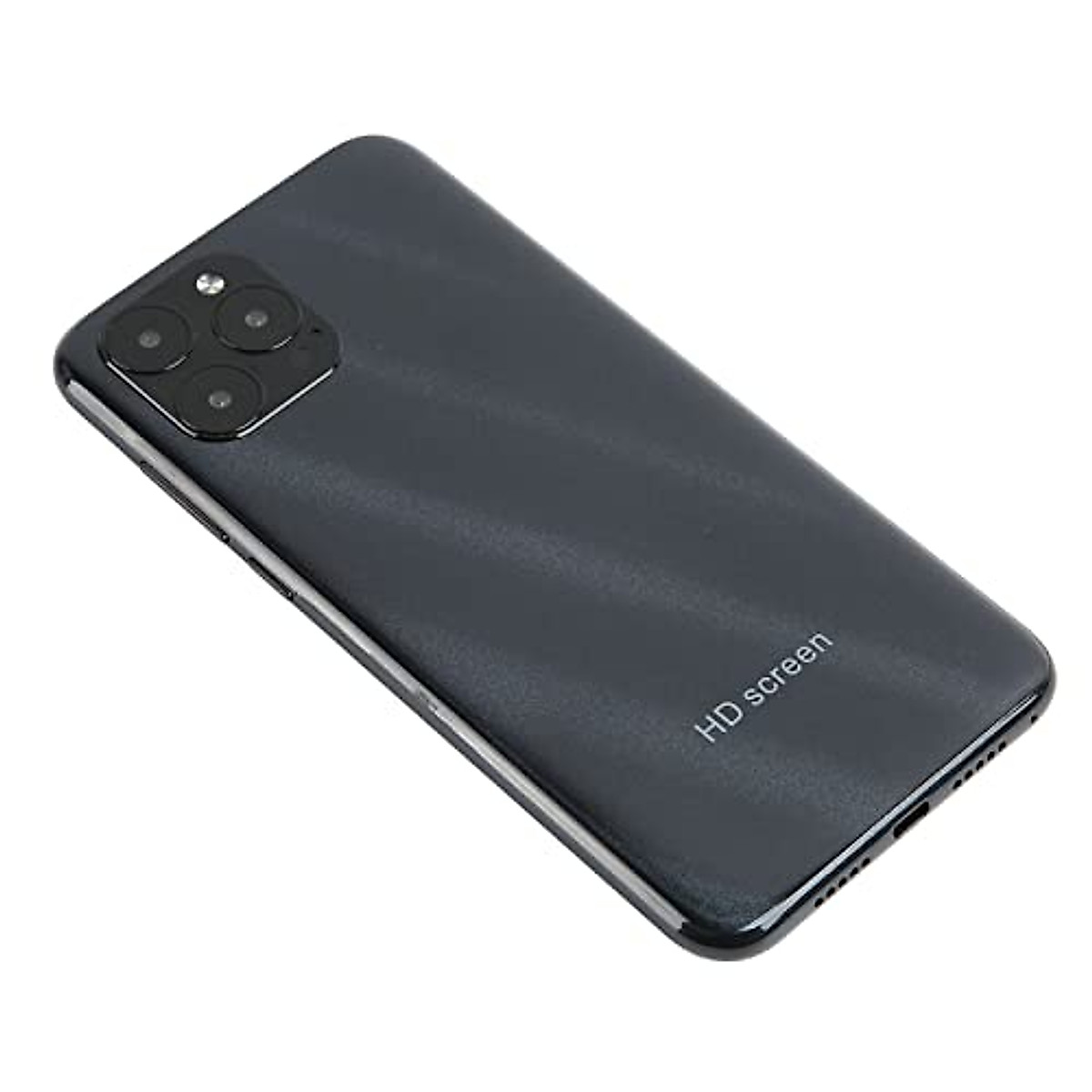 RTLR Unlocked Smartphone Black 4GB RAM 32GB ROM 6000mAh Lithium Battery Mobile Phone 100‑240V for Work (US Plug)