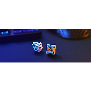 Glorious Panda Switch (Non Lubed Switches) - 36x Plate Mounted 3 pin Switches for Keyboard - Mechanical Keyboard Switches